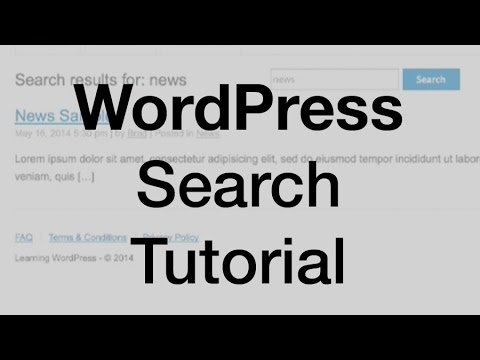 WordPress Search Theme Tutorial – FlatRockSoft