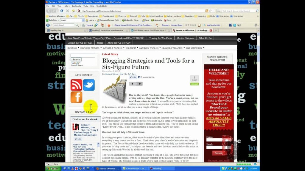 Wordpress Tutorial For Beginners Part 1 – Intro and Goals – FlatRockSoft