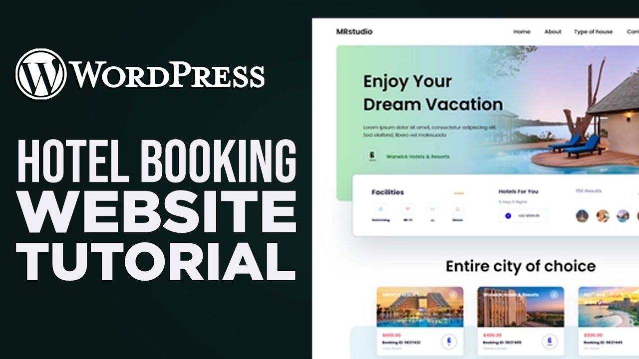 How To Make A Hotel Booking Website With WordPress | Simple Tutorial (2023) – FlatRockSoft